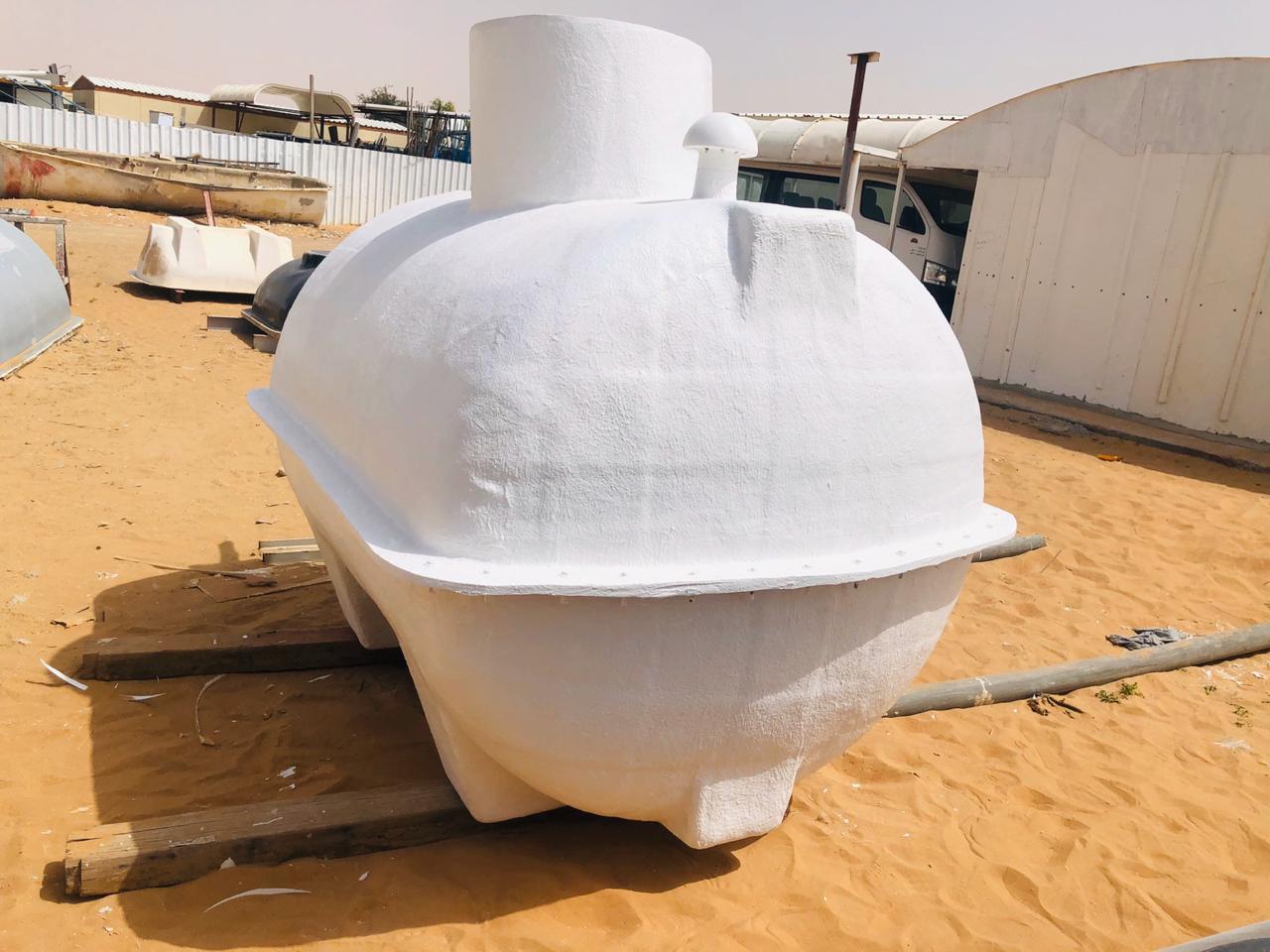 GRP Septic Tanks / Sewage holding tank in UAE - Al Madina Fiber Glass LLC